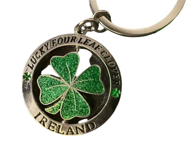 Lots of Luck 4 Leaf Clover Keychain – Lady Gryphon Shop