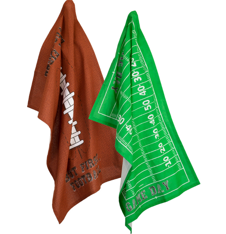 Football Fever Kitchen Towels – Lady Gryphon Shop