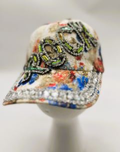 "Rock" Floral Bling Cap – Lady Gryphon