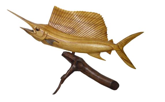 Hand Carved Sailfish – Lady Gryphon