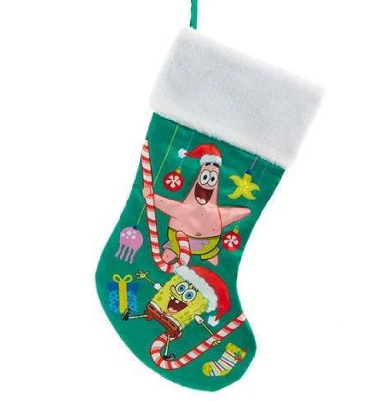SpongeBob Squarepants and Patrick Christmas Stocking from Kurt Adler ...
