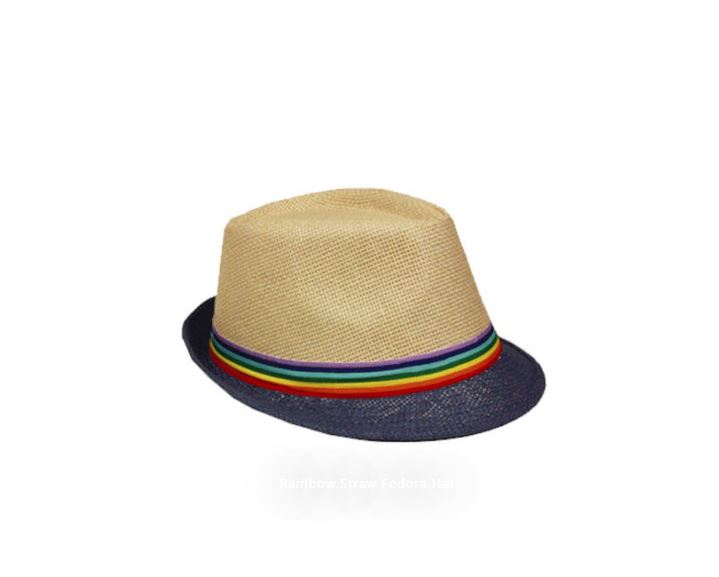 Rainbow Fedora Hat – Lady Gryphon