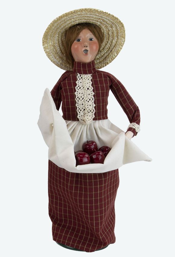 Byers' Choice Woman with Apples – Lady Gryphon Shop